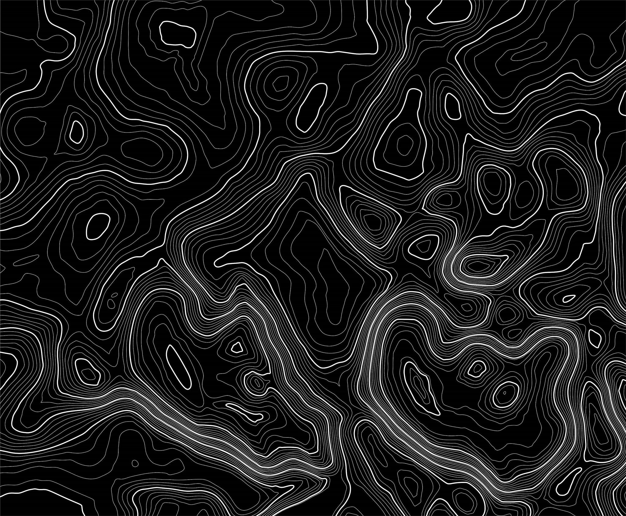 Customizable Topographic Topo Hood Wrap Vinyl Custom Sizes and Color C